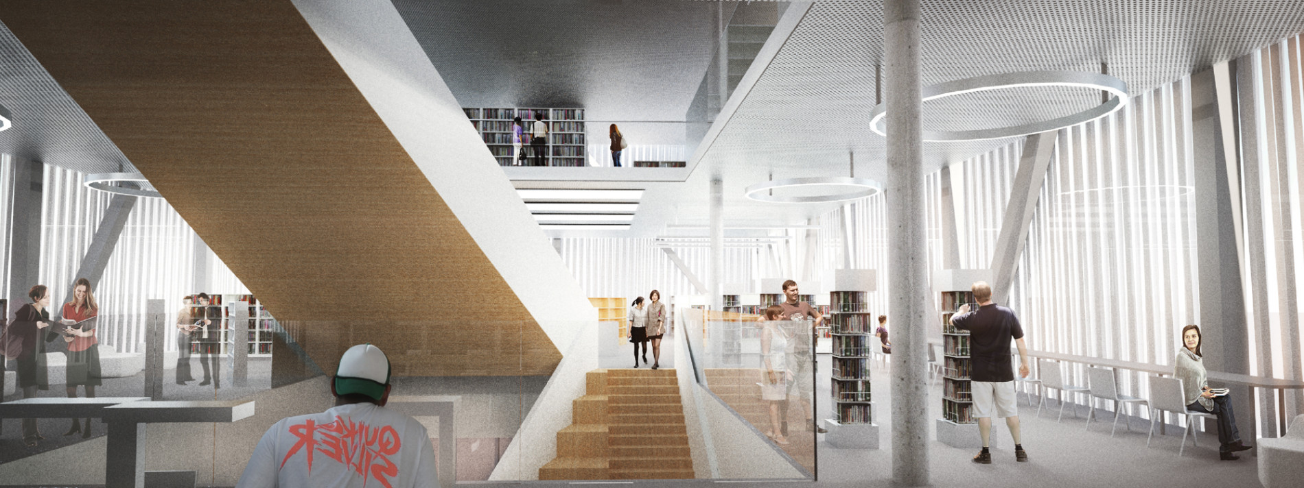 Daegu Gosan Public Library - ФОРМА