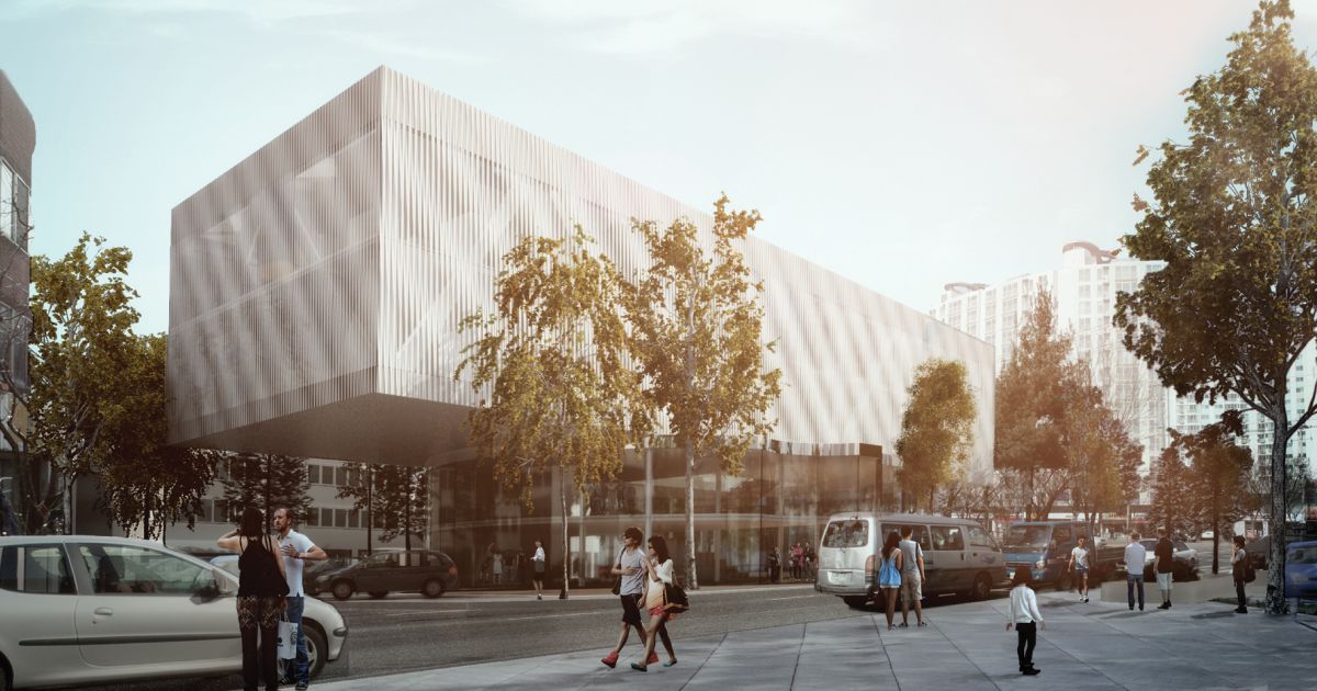 Daegu Gosan Public Library - ФОРМА